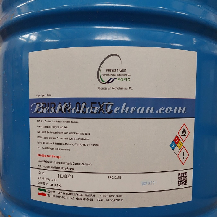 رزین اپوکسی E06 EXC شفاف به همراه هاردنر ترک - فروشگاه رنگ بست کالر تهران | رنگ پودری | رنگ ...